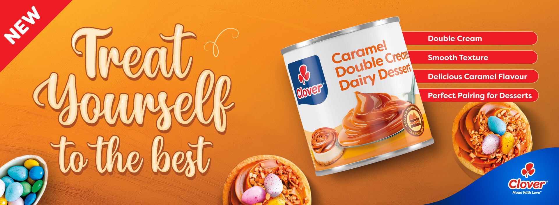Caramel Double Cream Dairy Dessert Archives | Clover Corporate
