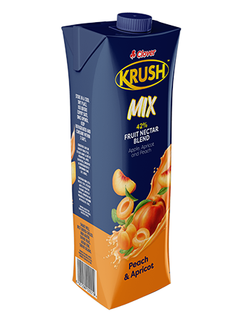 Krush Mix Apricot & Peach - 1L | Clover Corporate